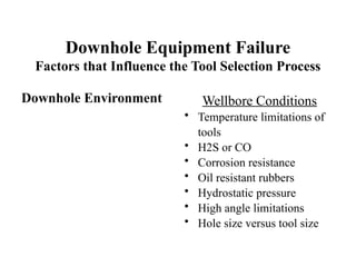 Downhole Equipment Failure for rig staff | PPT
