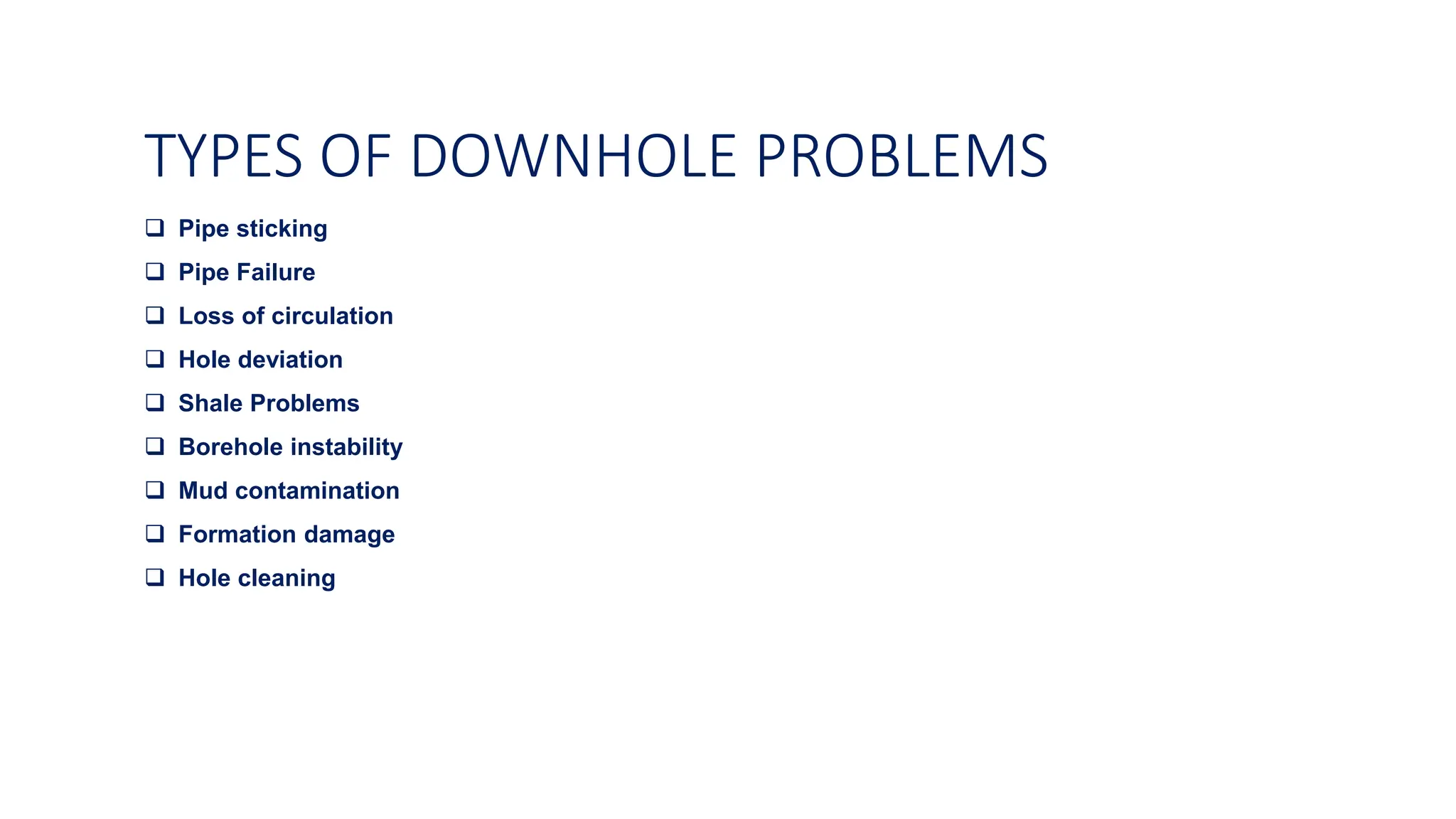 DRILLING RELATED DOWN HOLE PROBLEMS.pptx