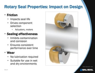 Rotary Sealing for Improved Downhole Equipment Performance | PPT