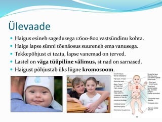 Downi sündroom | PPT