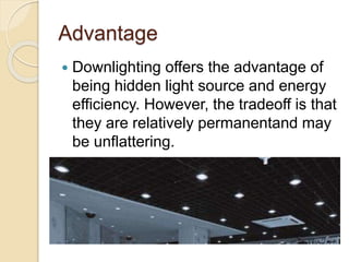 Downlighters or Recessed lights | PPTX