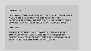 FAQ About LED downlights | PDF