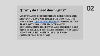 FAQ About LED downlights | PDF