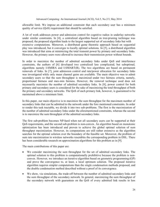 Downlink beamforming and admissin control for spectrum sharing cognitive radio mimo system | PDF