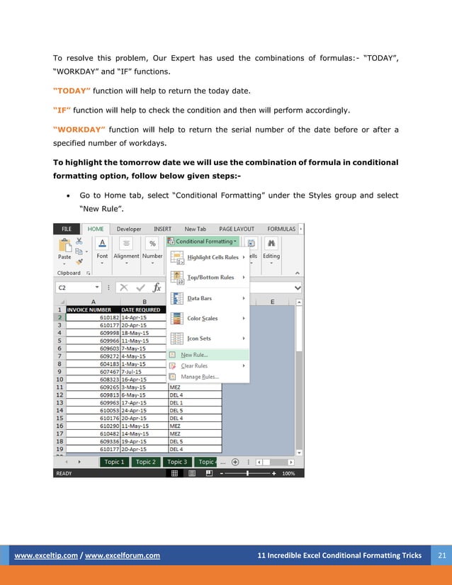Download 11-incredible-excel-conditional-formatting-tricks | PDF