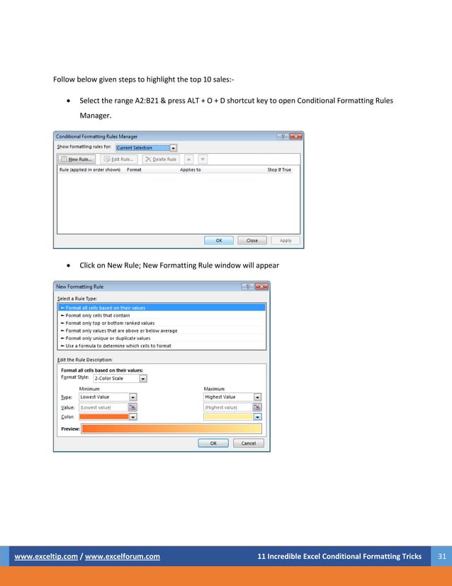 Download 11-incredible-excel-conditional-formatting-tricks | PDF