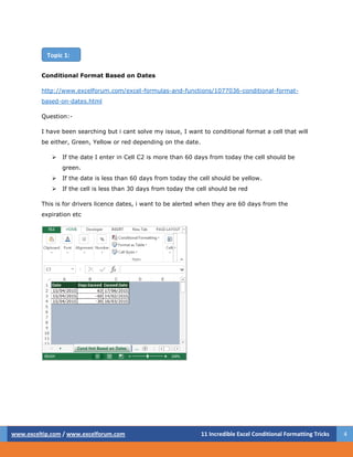 Download 11-incredible-excel-conditional-formatting-tricks | PDF