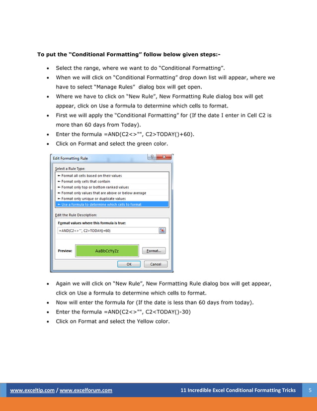 Download 11-incredible-excel-conditional-formatting-tricks | PDF