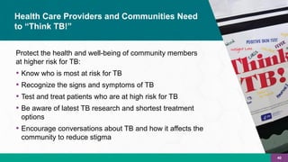 TUBERCULOSIS AND ITS TYPES AND MANAGEMENT | PPTX