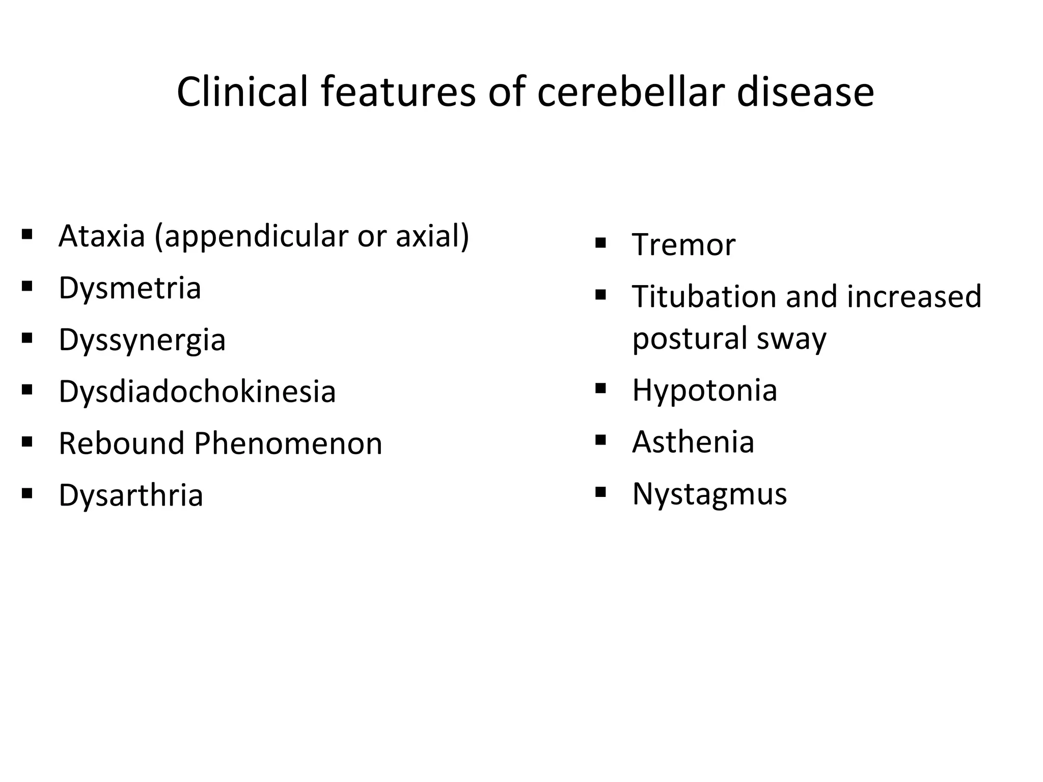Approach to ataxia | PPTX