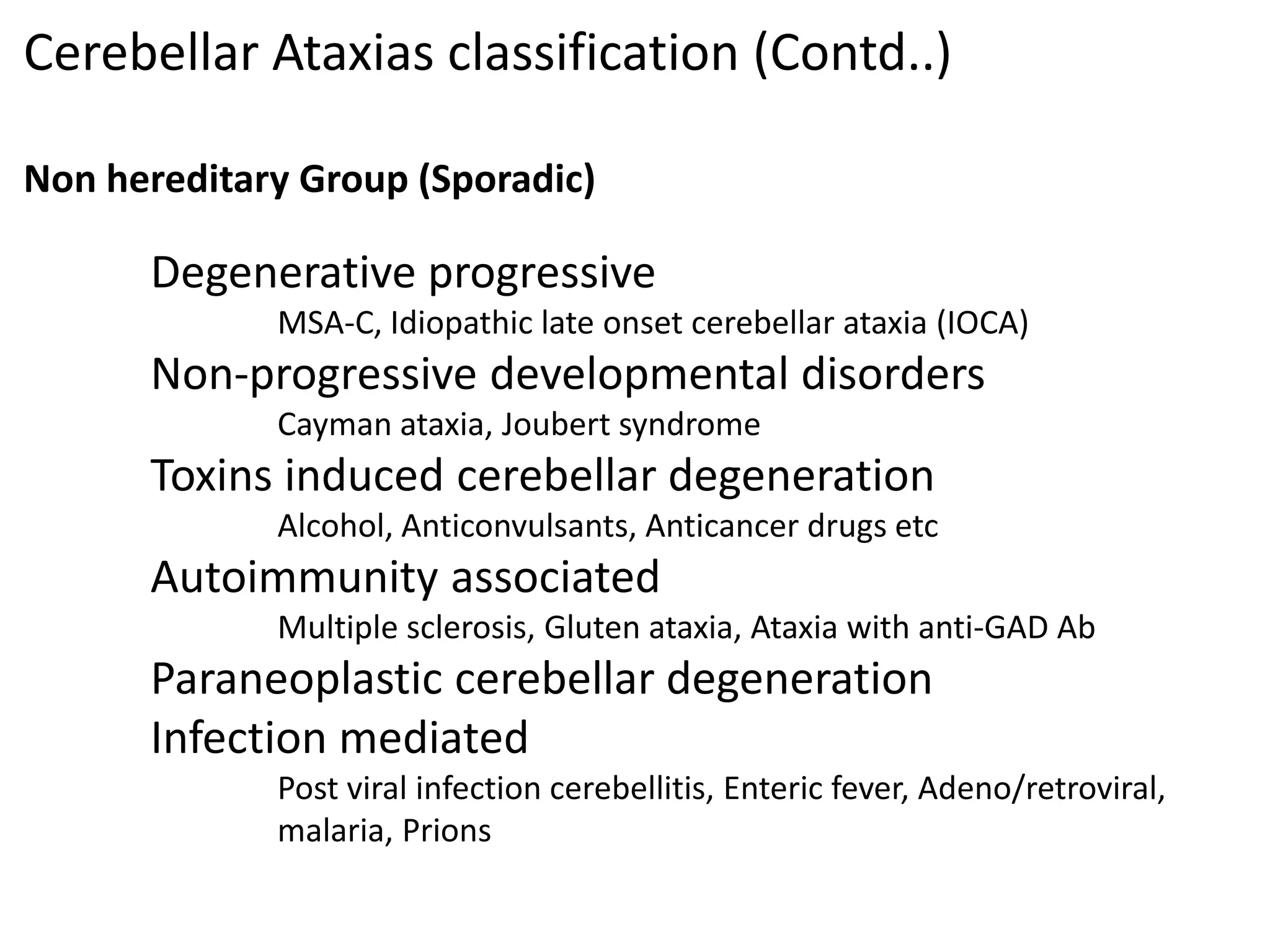 Approach to ataxia | PPTX