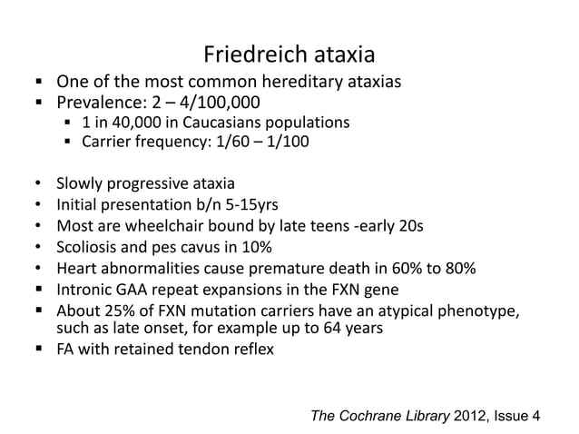 Approach to ataxia | PPTX | Physical Therapy | Wellness