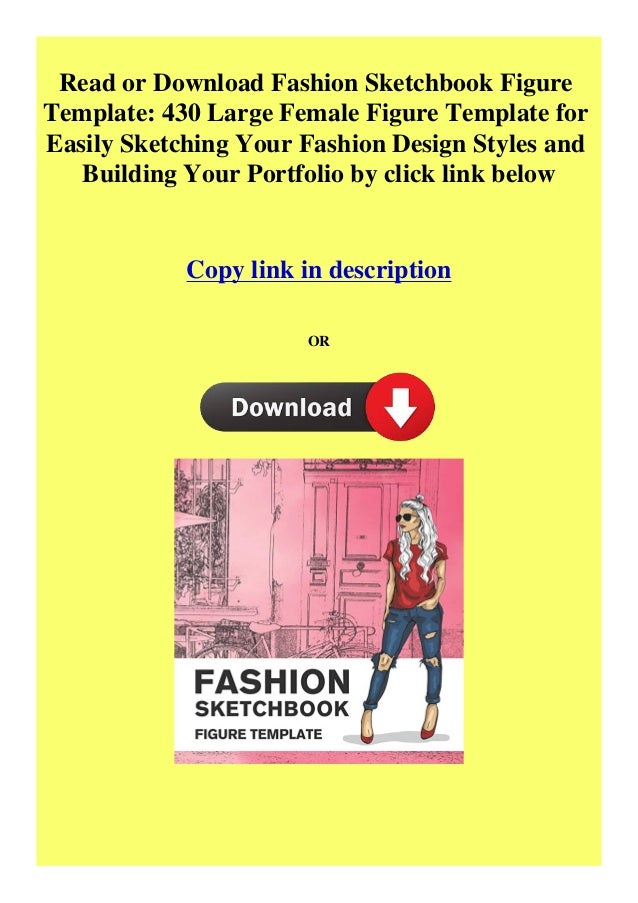 Download Fashion Sketchbook Figure Template 430 Large Female Figure Template For Easily 