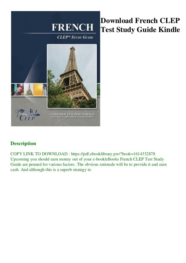 french clep exam study guide