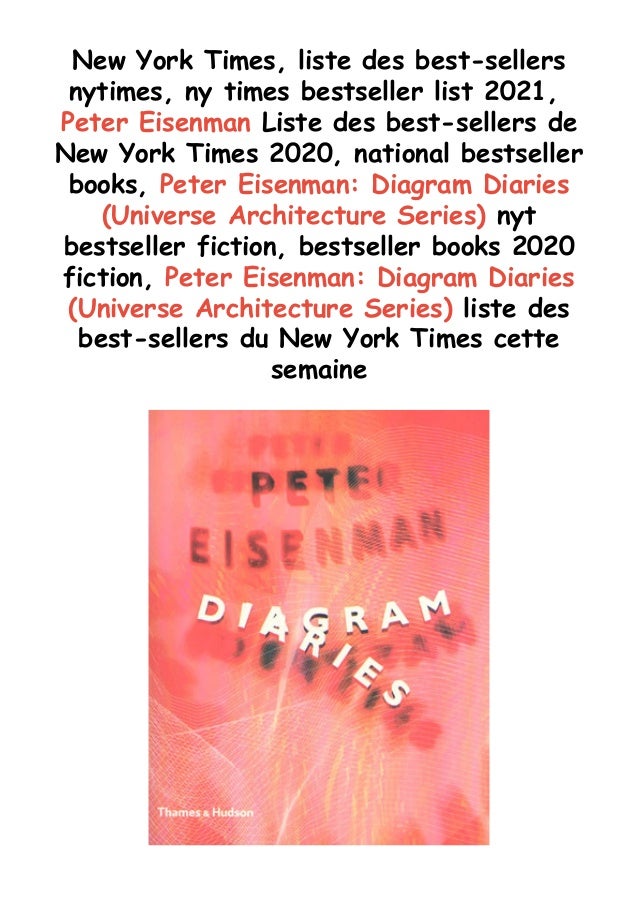 [DOWNLOAD IN !#PDF (Peter Eisenman: Diagram Diaries (Universe ...