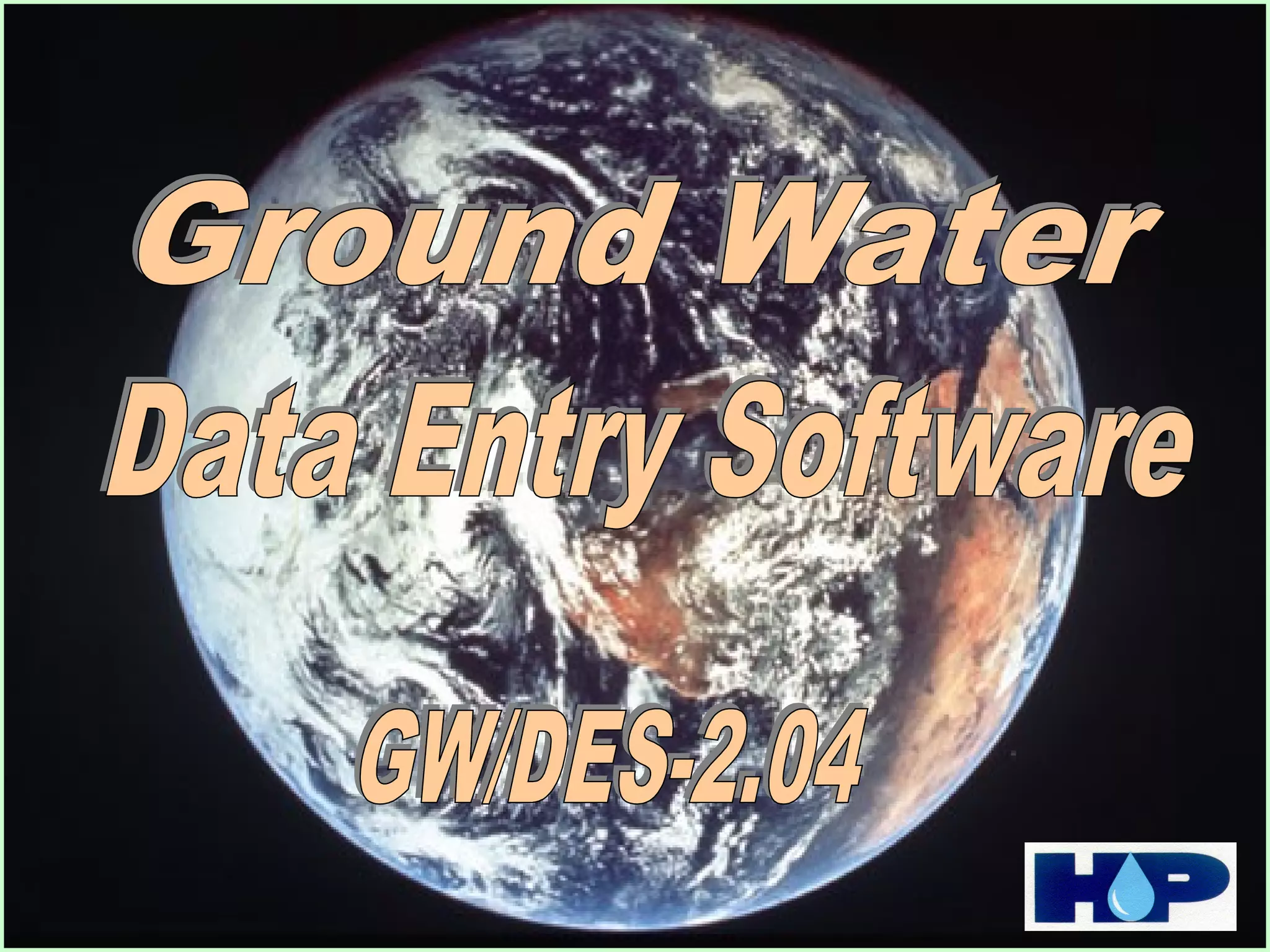Download-manuals-ground water-manual-gwdes-demo | PPS