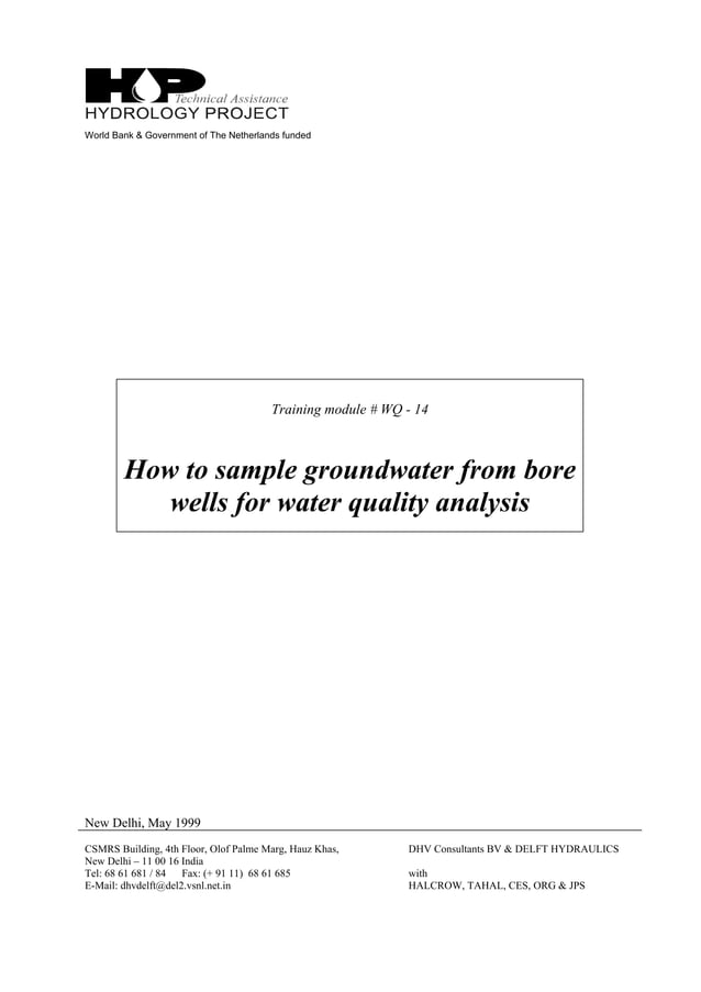 Download-manuals-ground water-training-14howtosamplegroundwater | PDF ...