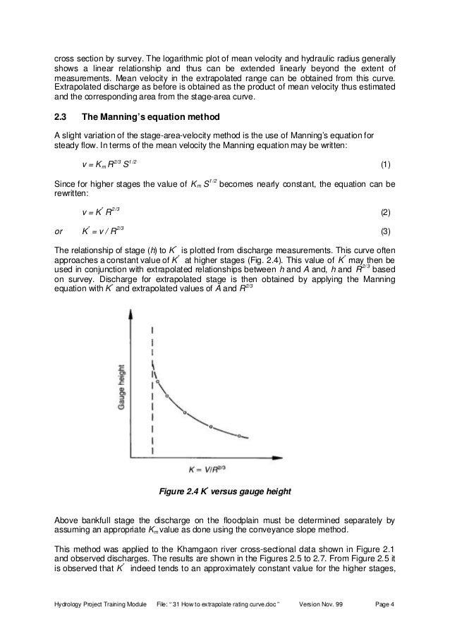 Download Manuals Surface Water Waterlevel 31howtoextrapolateratingcu