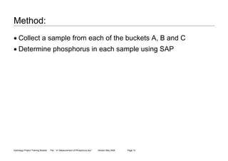 Download-manuals-water quality-wq-training-41measurementofphosphorus | PDF
