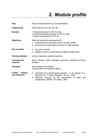 Download-manuals-water quality-wq-training-42measurementofboron | PDF