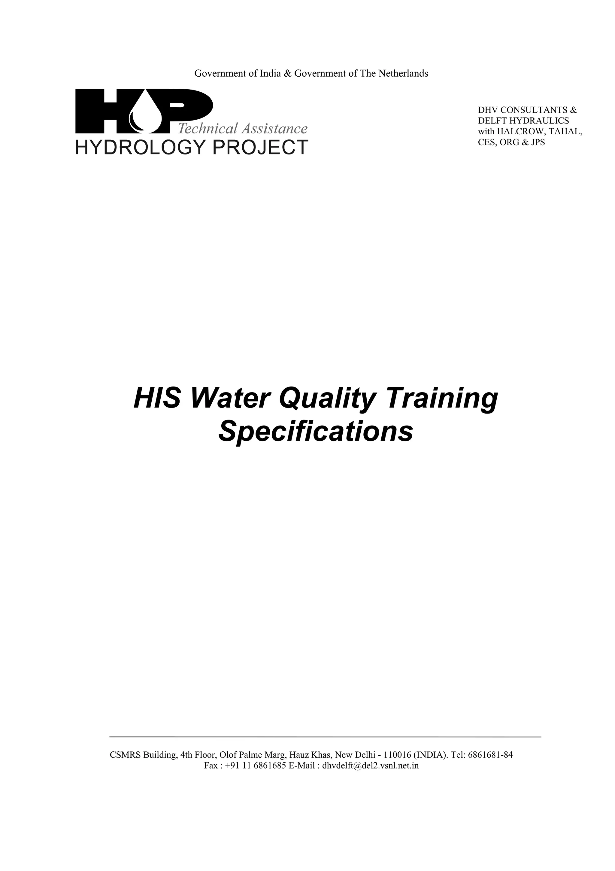 Download-manuals-water quality-wq-training-hiswqtrainingspecifications ...