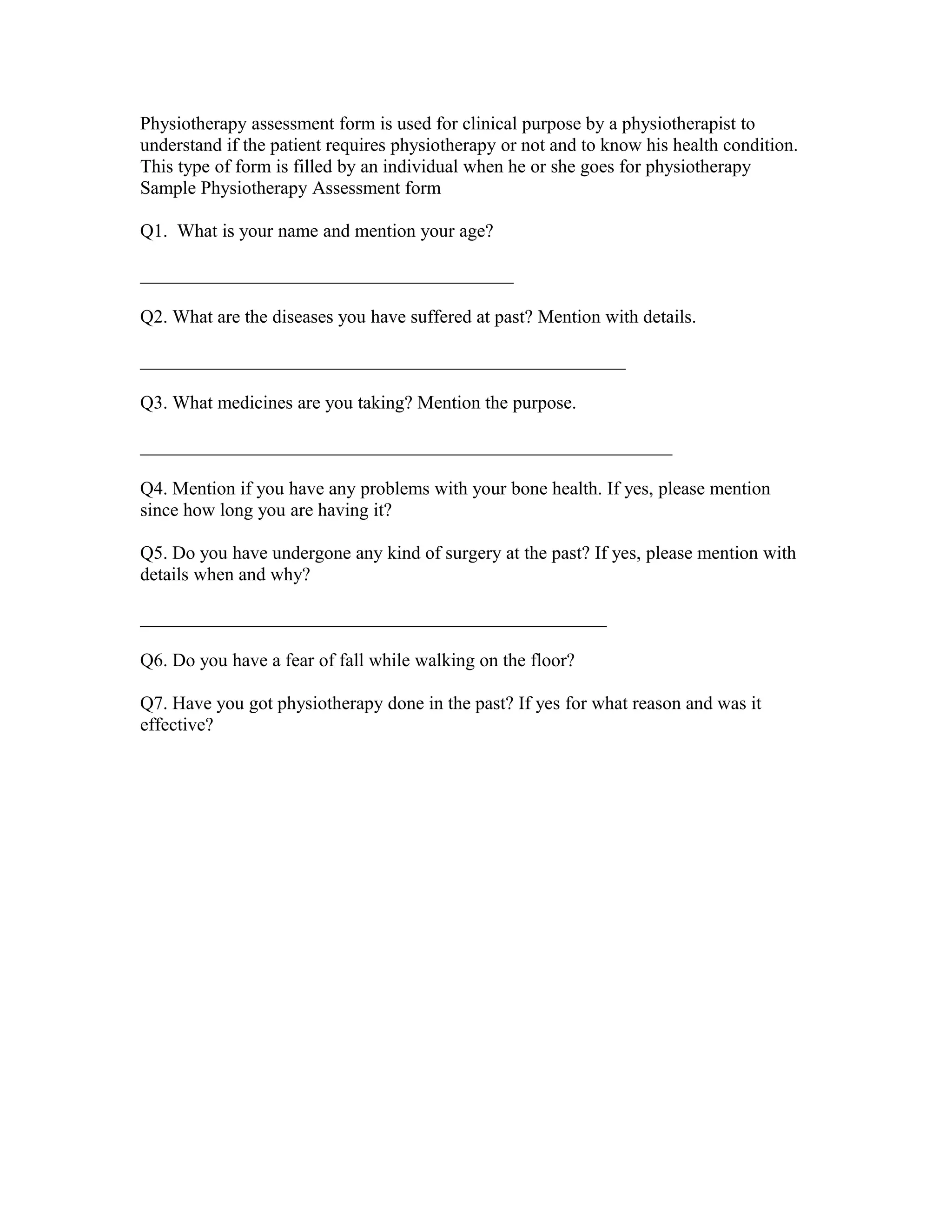 Download physiotherapy-assessment-form-in-word-format | DOC