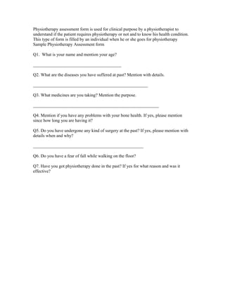Download physiotherapy-assessment-form-in-word-format | DOC