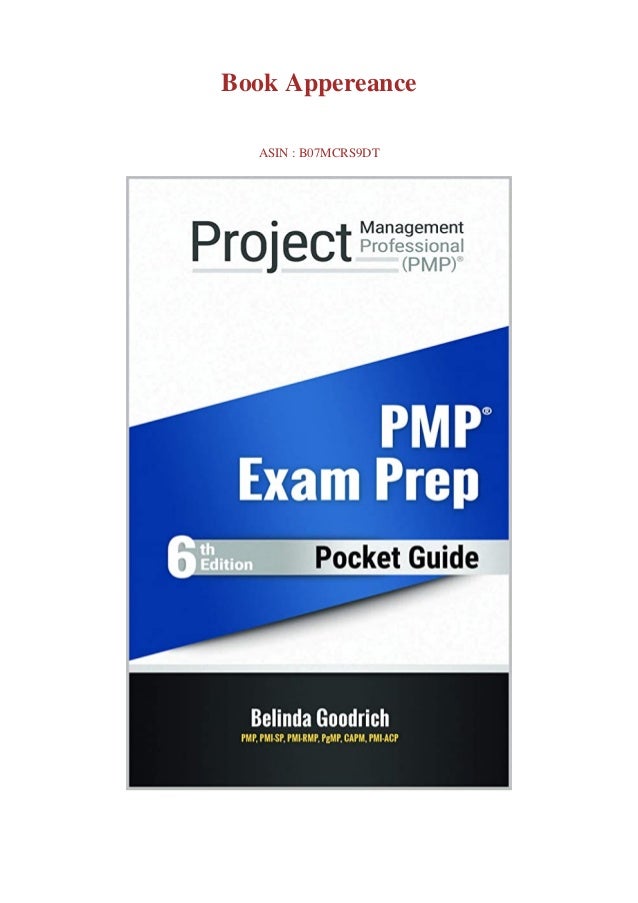 Download PMP Pocket Guide The Ultimate PMP Exam Cheat Sheets (PMBOK ...