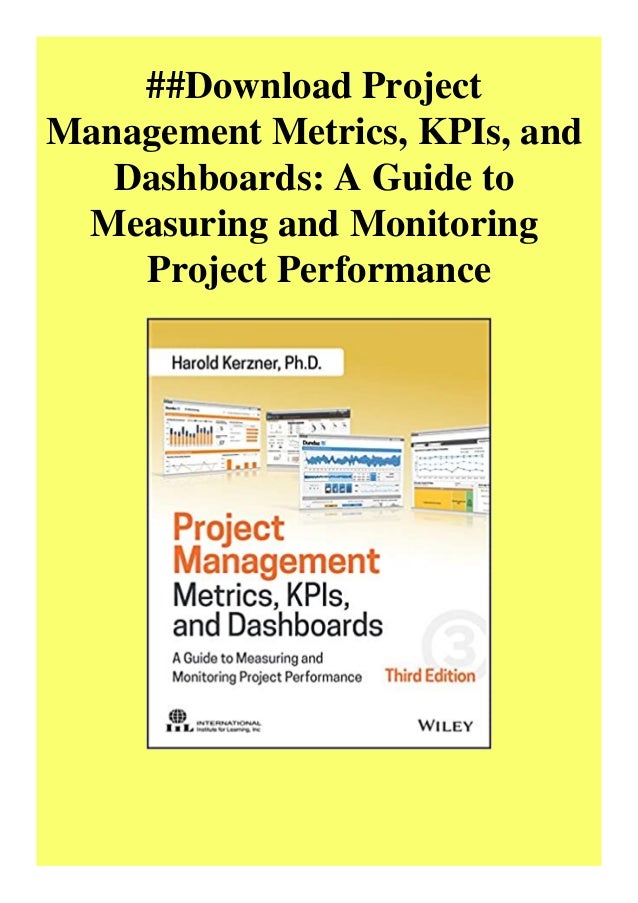 ##Download Project Management Metrics KPIs and Dashboards A Guide to Measuring and Monitoring ...