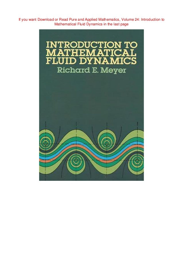 [DOWNLOAD] Pure and Applied Mathematics, Volume 24: Introduction to ...