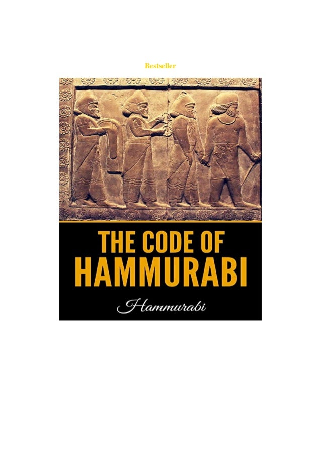 Download The Code of Hammurabi BOOK ONLINE