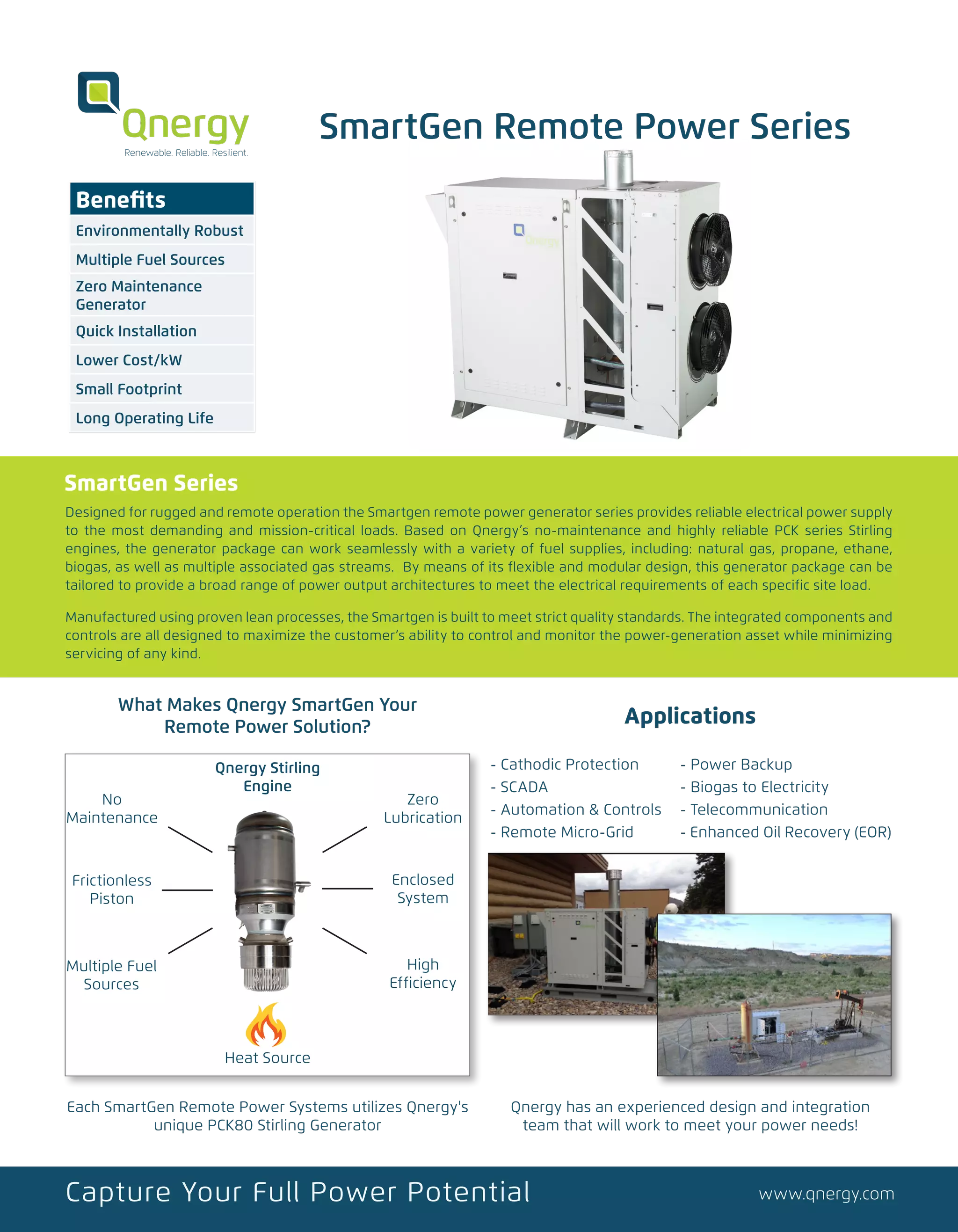 Qnergy Remote Power Generators | PDF | Power and Energy Industry ...