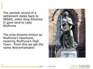 Wolverhampton presentation | PPT