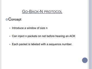GO BACK N PROTOCOL | PPTX
