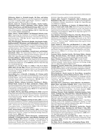 EFFICACY OF Curcuma longa, Withania somnifera, Ginkgo biloba IN CURING ...