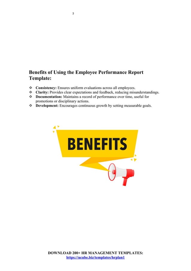 Download Advanced Employee Performance Report Template.docx