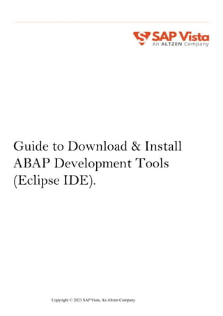 How to Download and Install ADT (ABAP Development Tools) for Eclipse IDE | SAP ABAP in Eclipse ...