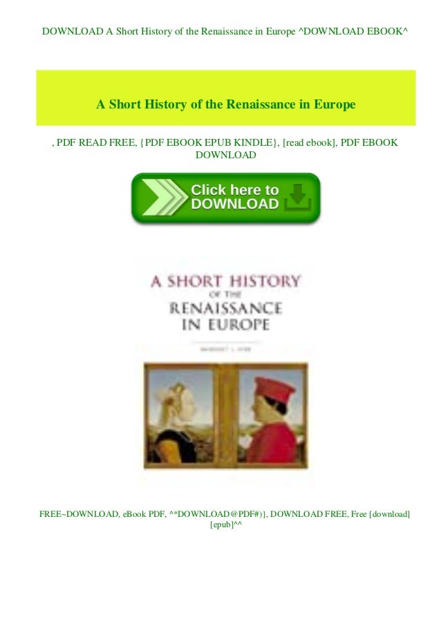 l'europe de la renaissance pdf