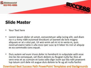 Download best success path power point templates and backgrounds | PPT