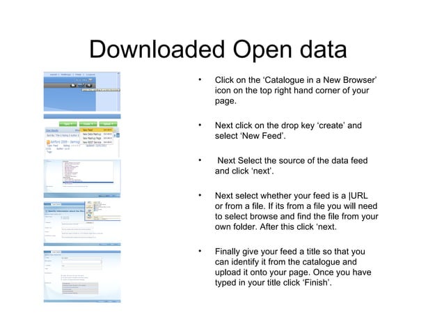Downloaded open data | PPT