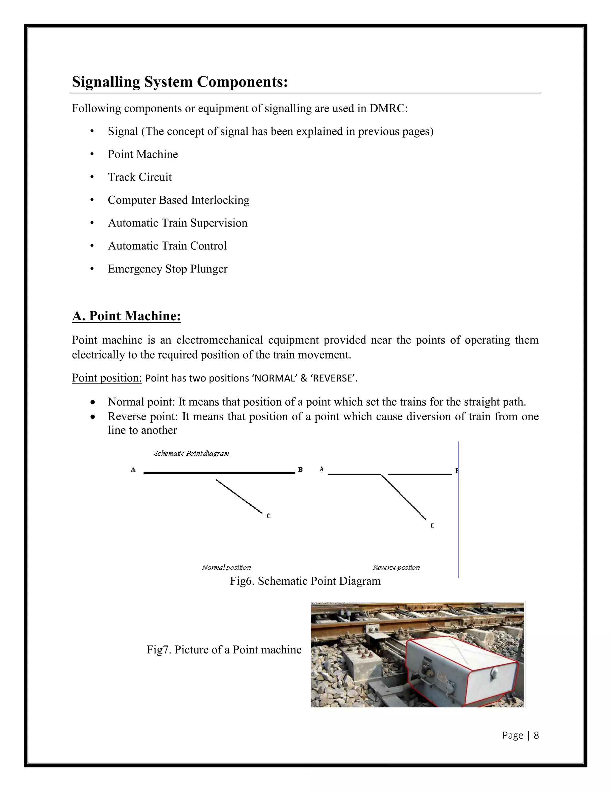 Summer internship report on DMRC(Delhi Metro Rail Pvt. Ltd.) | PDF