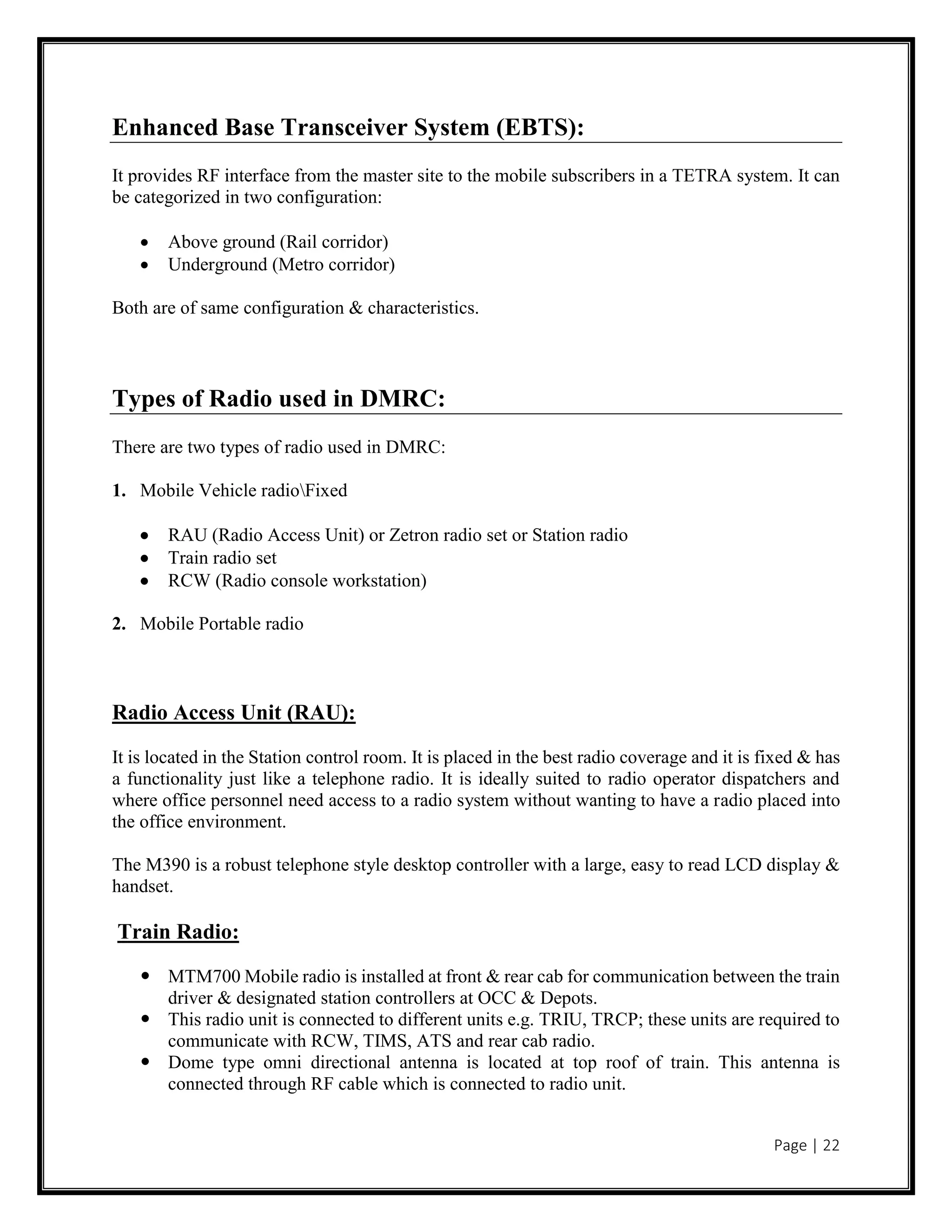 Summer internship report on DMRC(Delhi Metro Rail Pvt. Ltd.) | PDF