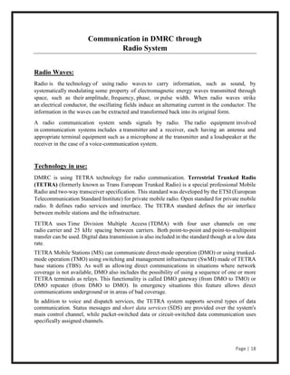 Summer internship report on DMRC(Delhi Metro Rail Pvt. Ltd.) | PDF