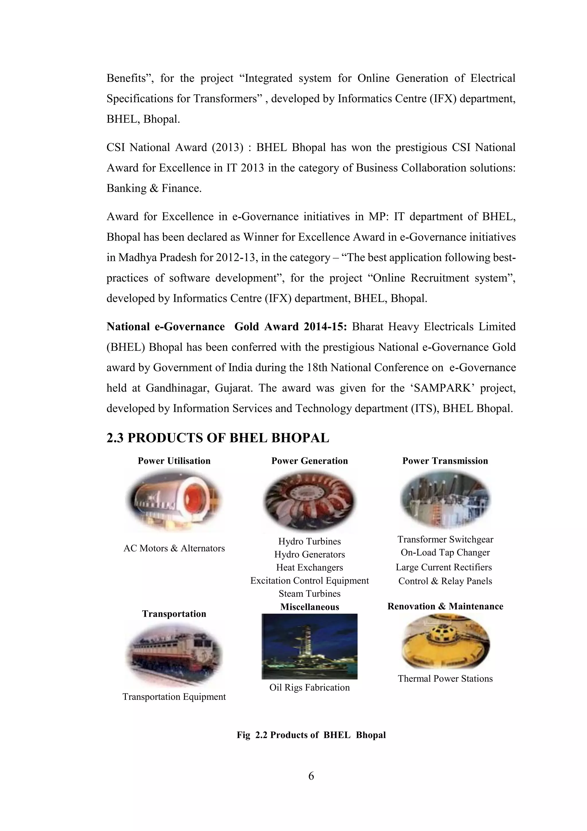 Training report on Steam Turbine Manufacturing at BHEL Bhopal | PDF