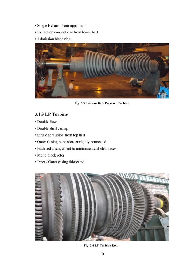 Training report on Steam Turbine Manufacturing at BHEL Bhopal | PDF