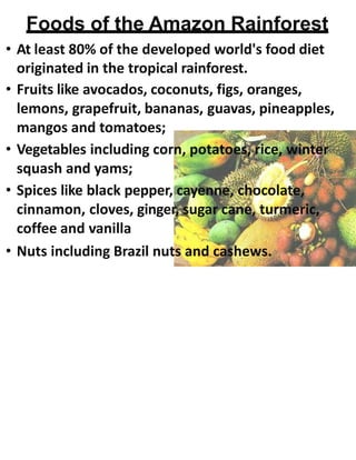 Mysterious facts of AMAZON RAINFOREST | PPTX