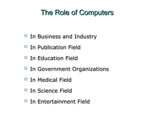 Computer Basics Operation It includes two lessons: Lesson 1: Introduction to computers | PPT