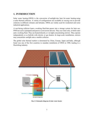 Solar Water Heater | PDF