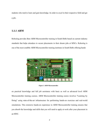 Internship Report on IOT & Robotics | PDF