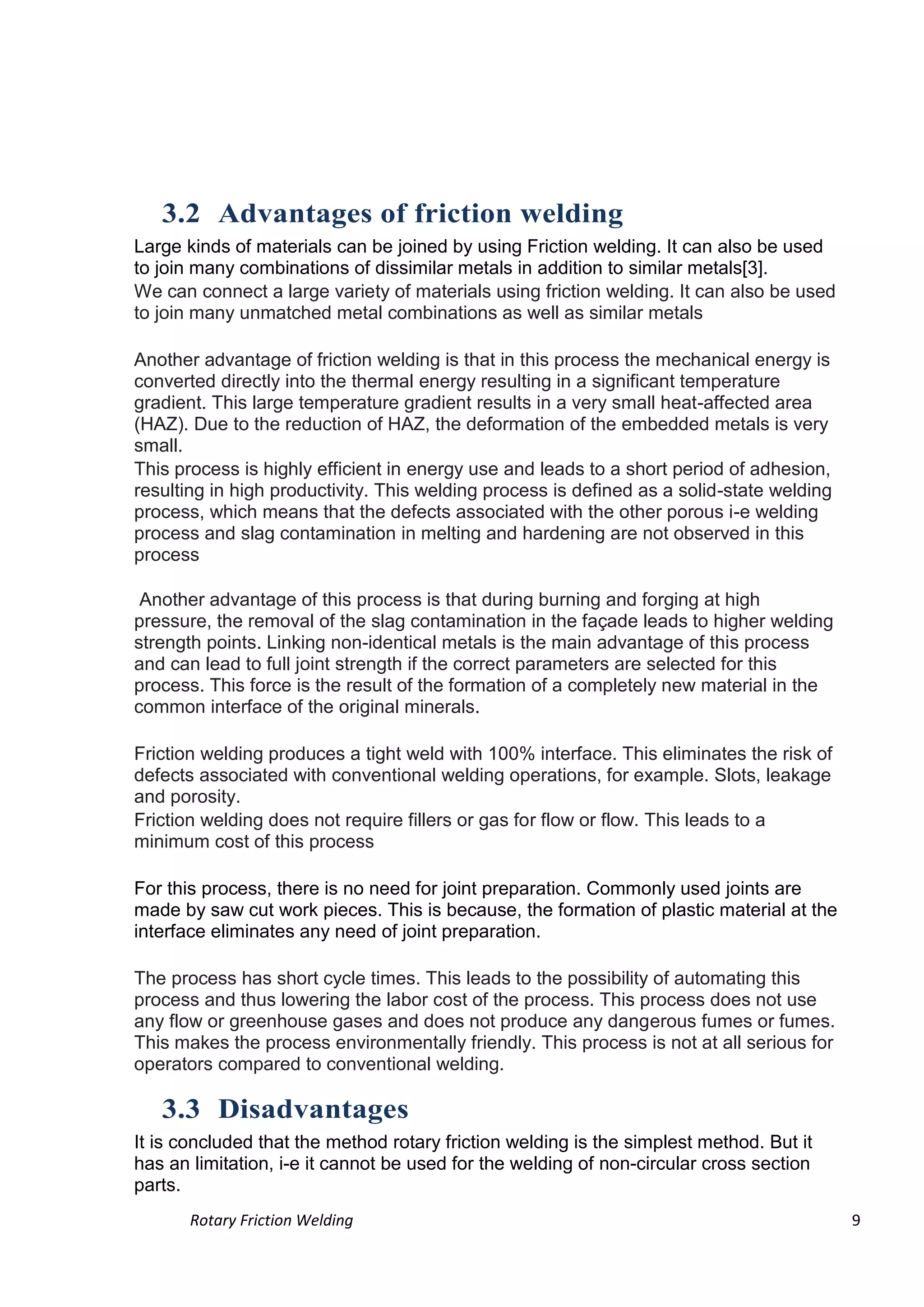 Continuous Drive Rotary Friction Welding | PDF